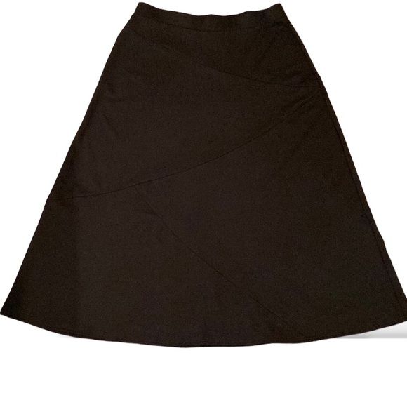 Versona | Skirts | Nwot Versona Aline Modest Knit Midi Black Skirt ...